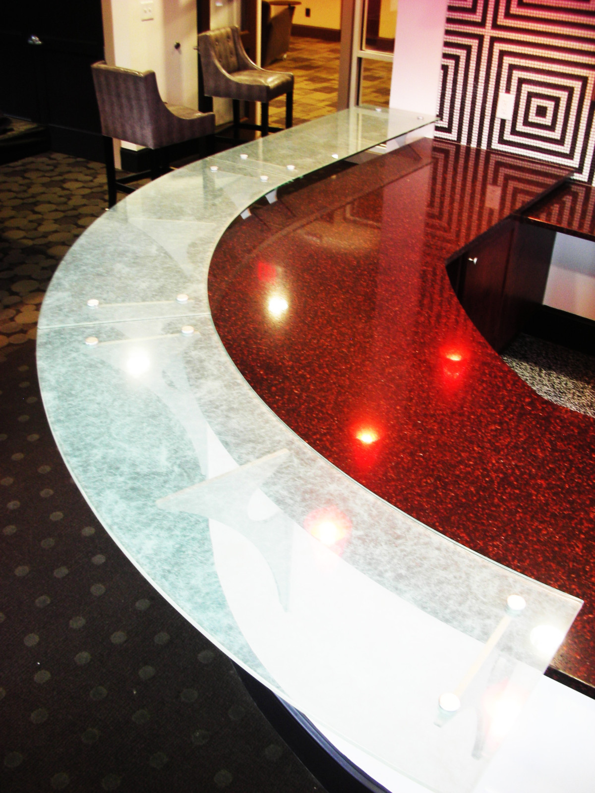 Glass Graphics | Examples of Glass Table & Counter Top Projects | Glass ...