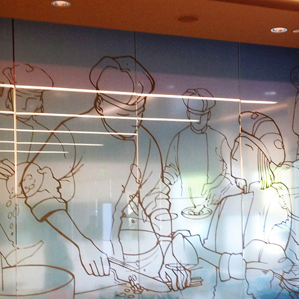 Glass Graphics | Glass Sandblasting | Filming | Signage